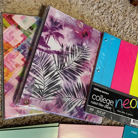 Office Depot | Office | 2 Inch 3 Ring Binders Paper And 5 Pocket ...